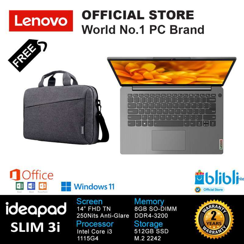 Jual Lenovo Ideapad Slim I Ip Itl Ftid Grey Core I G Di Seller Lenovo Authorized
