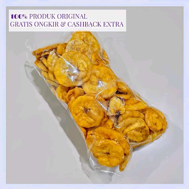 Promo Keripik Pisang Raja Manis Gurih Halal Diskon 23% di Seller AIMFG ...