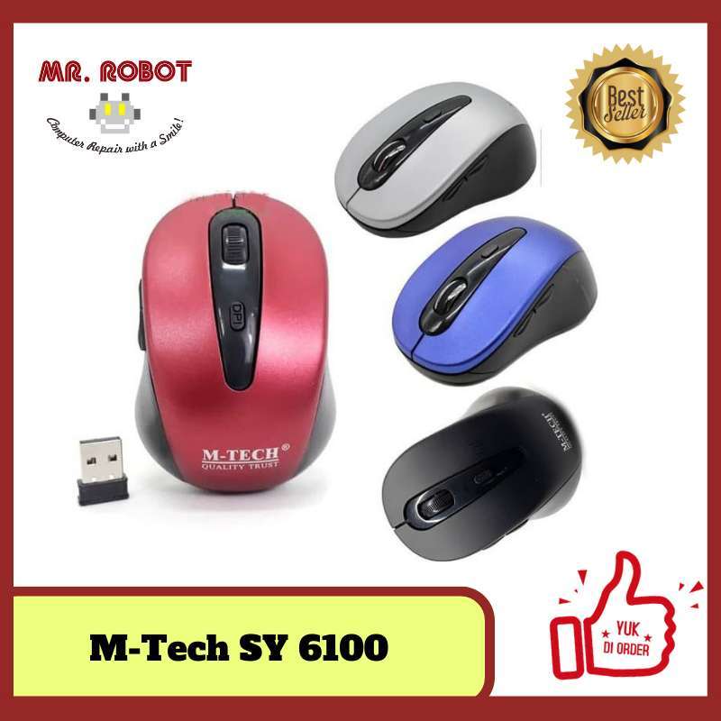 Jual Mouse Wireless M-Tech SY 6100 di Seller Mr Robot - Kedung Waringin ...