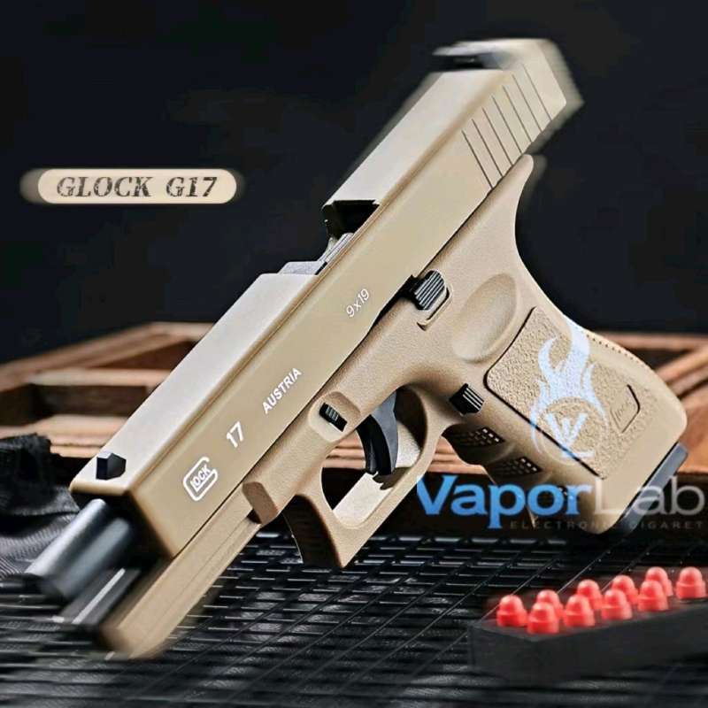 Jual Pistol Mainan Water Gel Toy Gun Glok Slide Besi Metal Magazine Diy ...