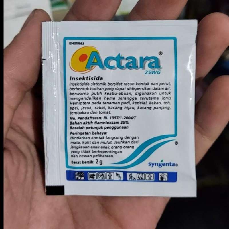 Jual Obat Pertanian Pembunuh Serangga Insektisida Actara 25 WG [2 gr ...