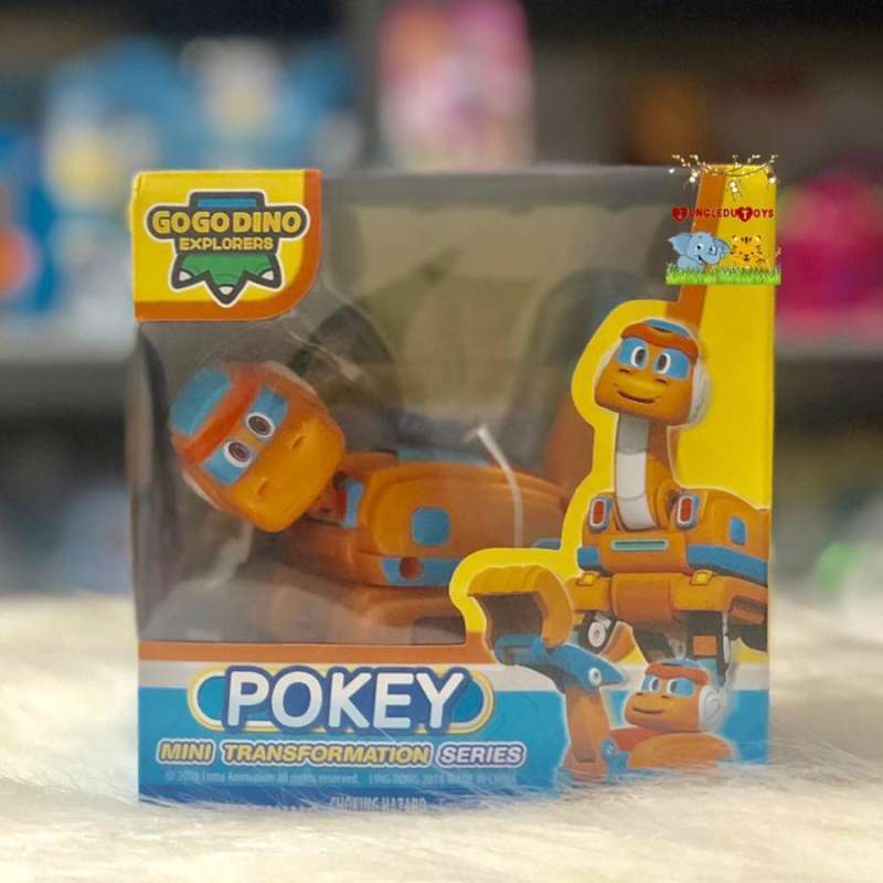Jual Mainan Anak Original MINI Gogo Dino Transformation Pokey di Seller ...