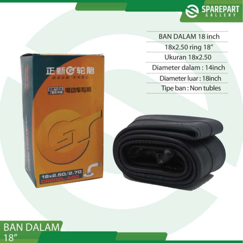 Jual Ban dalam 18 (18x2.50) ring 18inch sepeda selis dan motor listrik di Seller Jaya 01 ...