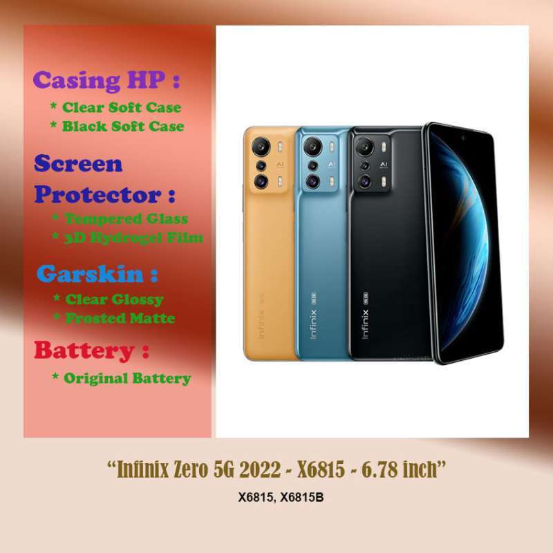 Jual Infinix Zero 5 G 2022 Case Spesifikasi Original, Murah & Diskon ...