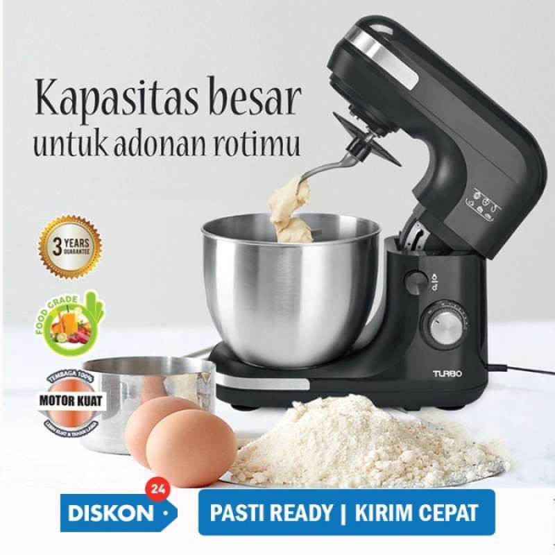 Jual TURBO Mixer Grande EHM 9595 / Stand Mixer Roti / Mixer Besar - 5 ...