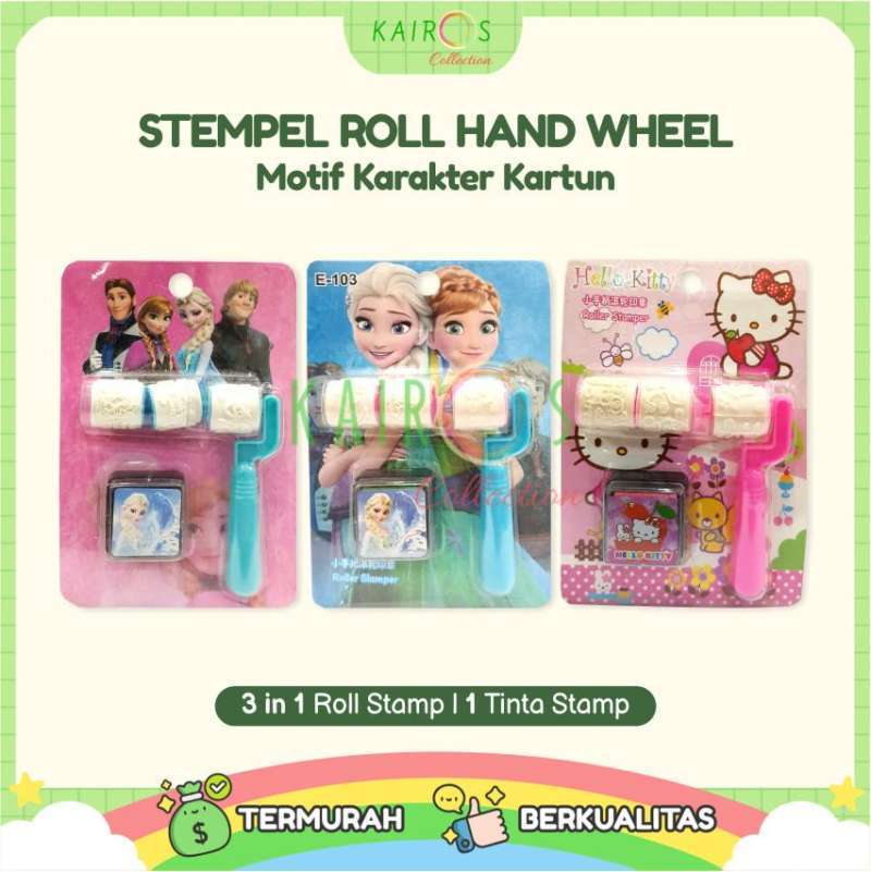 Jual Stamp Handle Wheel Seal Karakter Cap Untuk Anak Stempel Putar Anak ...