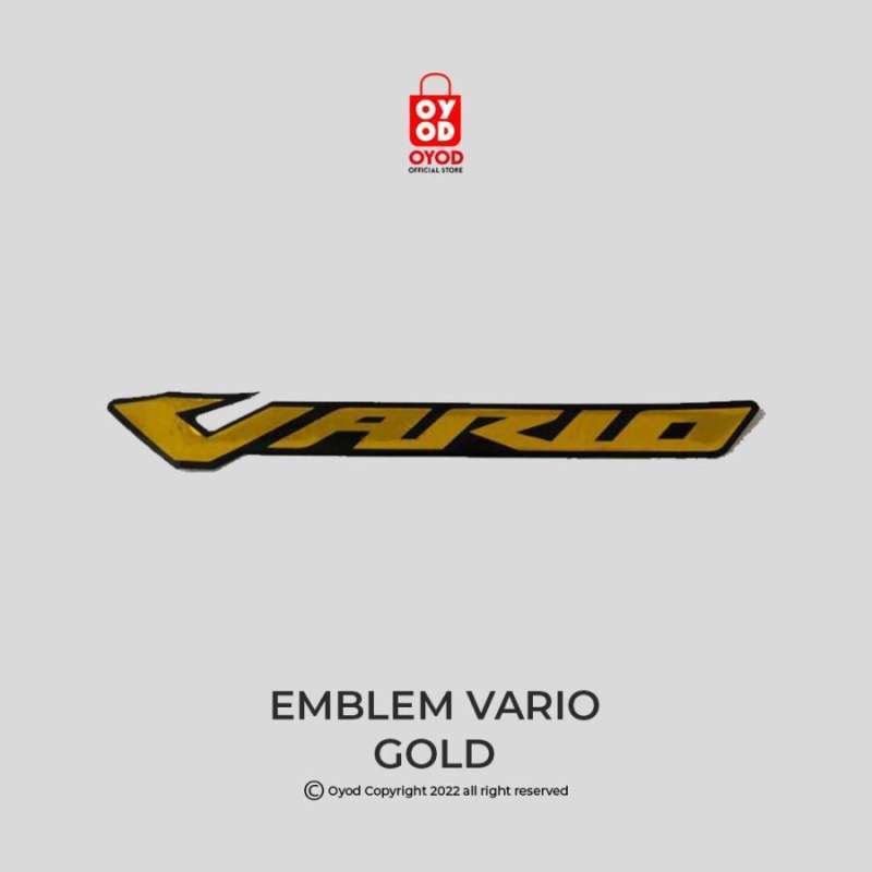 Jual Sticker Emblem Motor Honda Vario - Variasi Motor Tulisan Vario ...