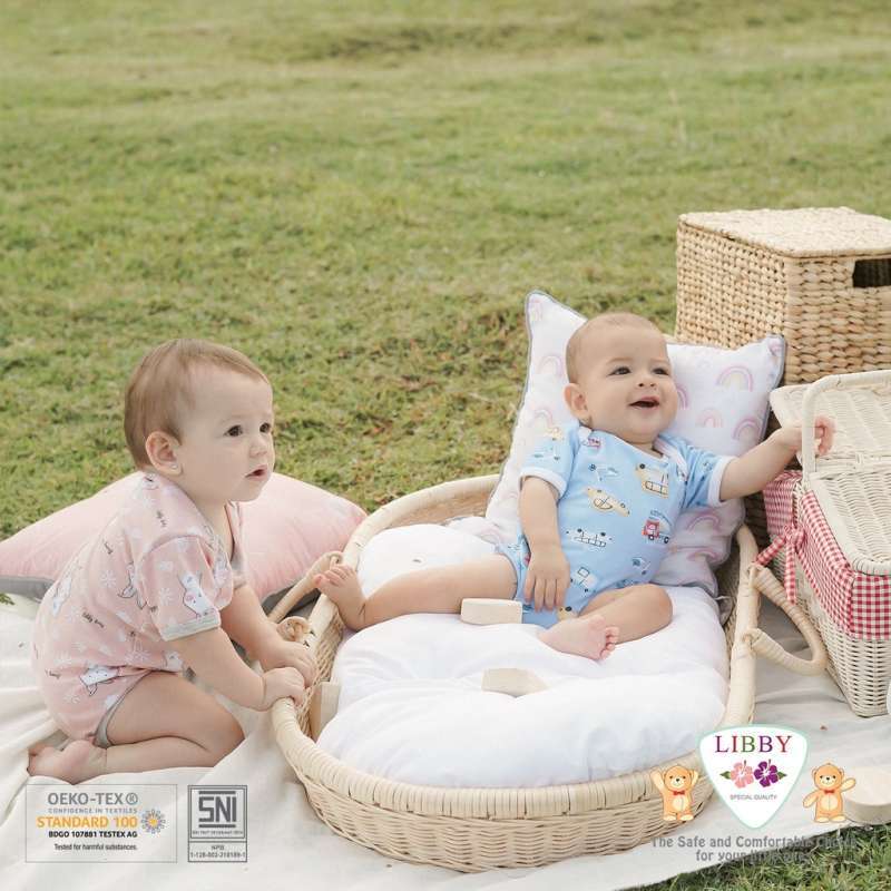 Jual Libby Baby Premium Jumper Segitiga Motif Terbaru Boy Girl Isi 3 Pcs/pack Usia 0-12 Bulan ...