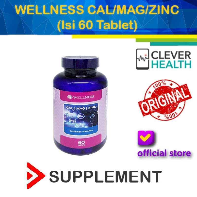 Jual Wellness Cal/Mag/Zinc 60 Tablets di Seller PALANG MERAH STORE ...