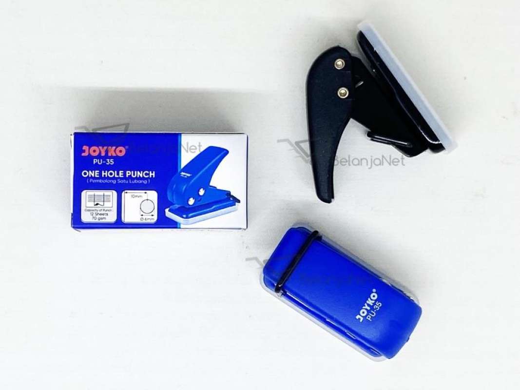 Jual Pembolong Kertas Satu Lubang Mini Kecil One Hole Punch Joyko Pu