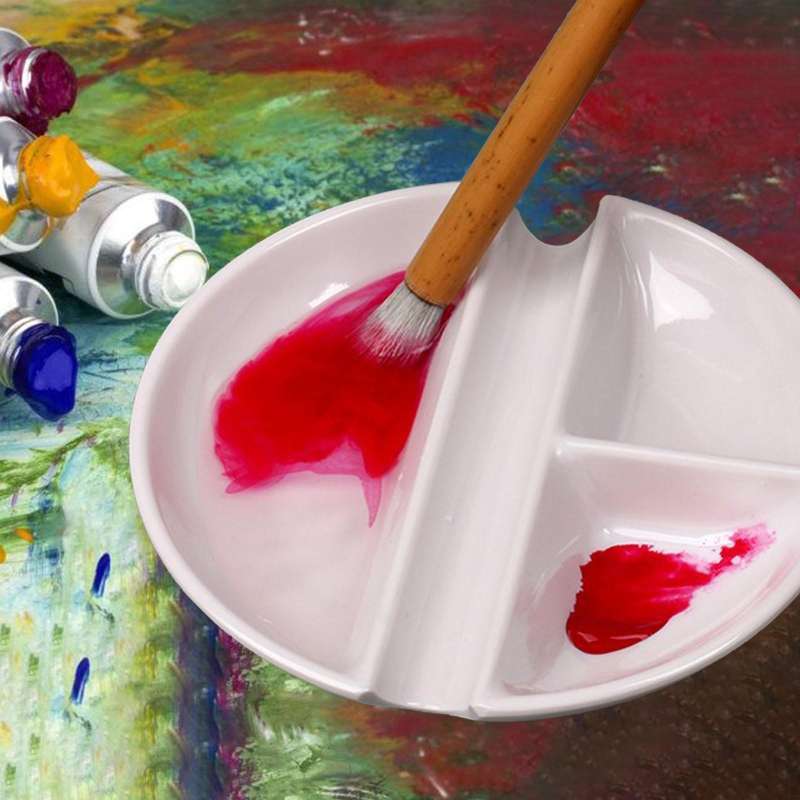 Jual Professional Paint Mixing Tray Colour Mix Drawing Crafts Painting ...