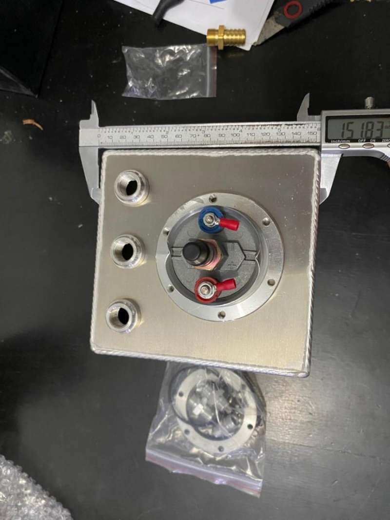 Jual SURGE TANK 2 LITER ALUMINIUM POMPA 380 LPH THAILAND RACING QUALITY ...