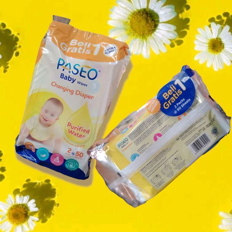 Jual Paseo Tissue/ Tissu/ Tisu Basah Baby Wipes Changing Diapers ...