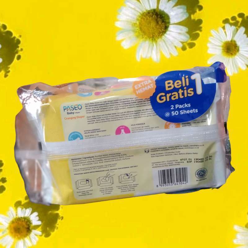 Jual Paseo Tissue/ Tissu/ Tisu Basah Baby Wipes Changing Diapers ...