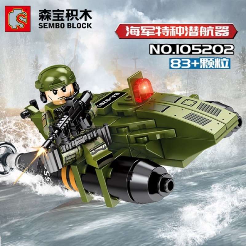 Promo Sembo Block Iron Blood Heavy Equipment Tank Mobil Helikopter ...