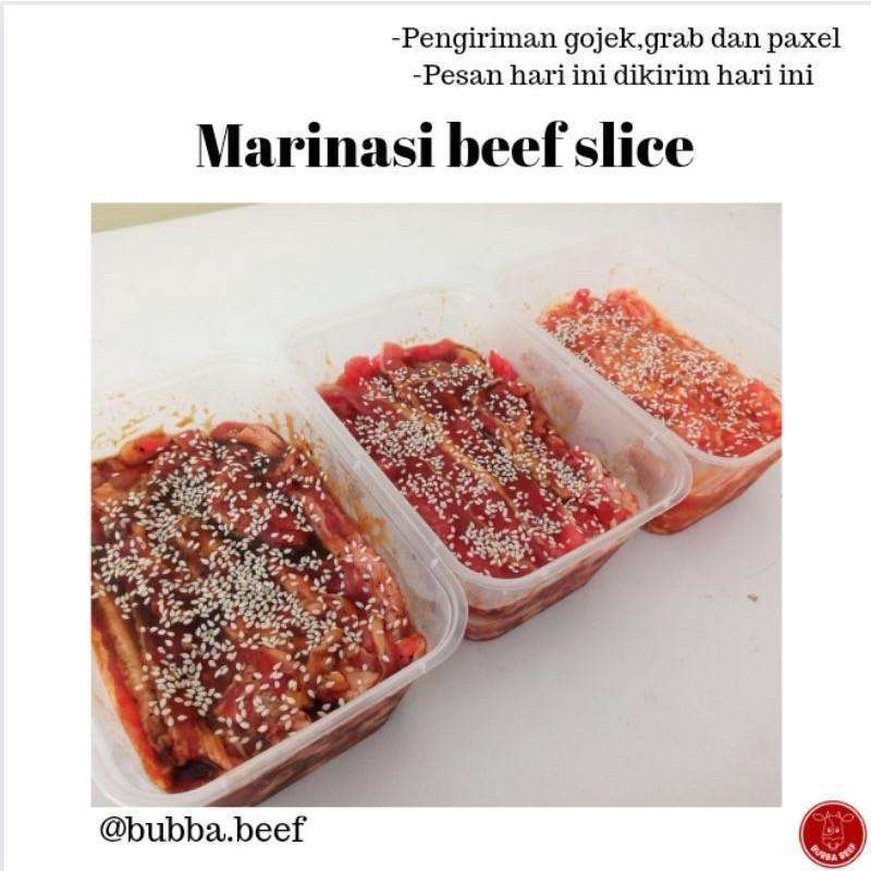 Jual Daging slice/marinasi daging/daging marinasi/daging bbq/beef slice ...