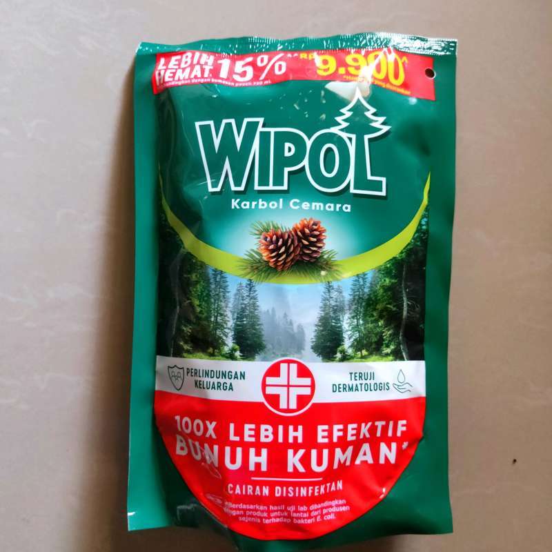 Promo Wipol Karbol Cemara 460 ml / 410 ml Pembersih Lantai Diskon 9% di Seller TOKO NURUL DEVA ...
