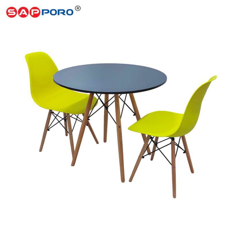 Jual Sapporo Silky - Dining Set | Meja Makan Set - Black Yellow Di Seller Sapporo Furniture ...