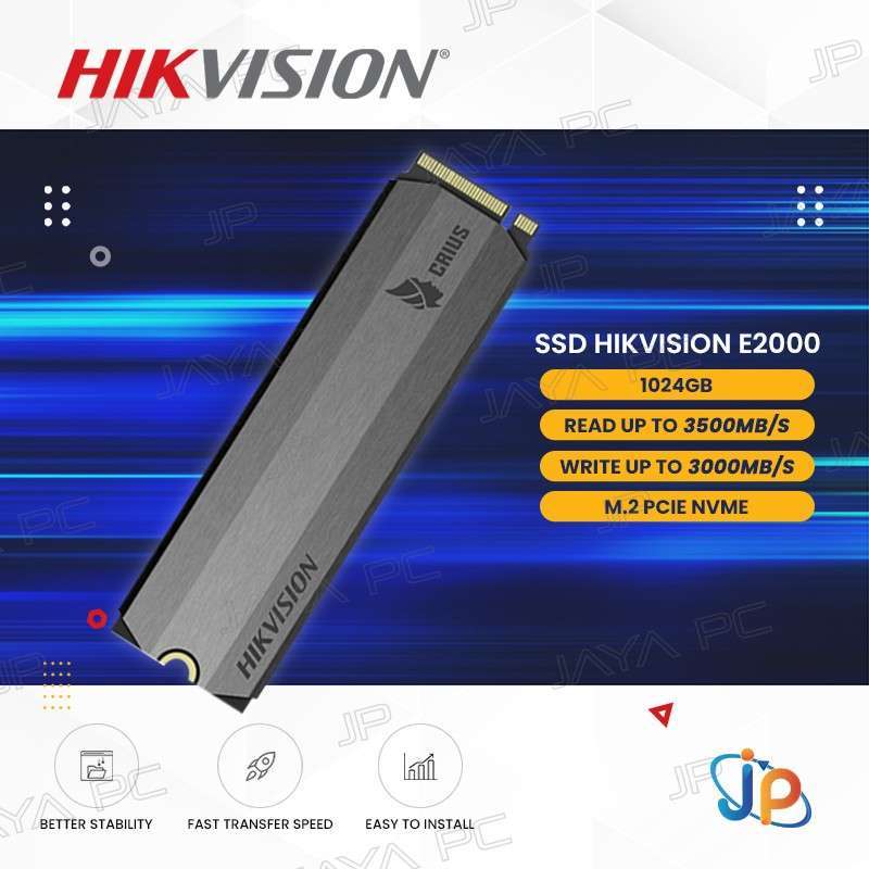 Jual SSD Hikvision E2000 M.2 Pcie Gen3 Nvme 2280 1024GB - M2 1024 GB di ...