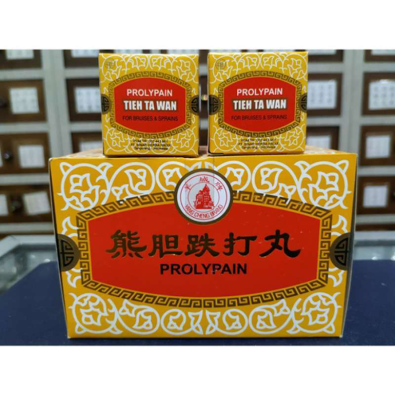 Promo Tieh Ta Wan / xiong dan die da wan/ prolypain (obat luka dalam ...