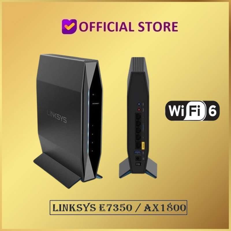 Promo Linksys E7350 Dual-Band Ax1800 Wifi 6 Wireless Router E 7350 Ax ...