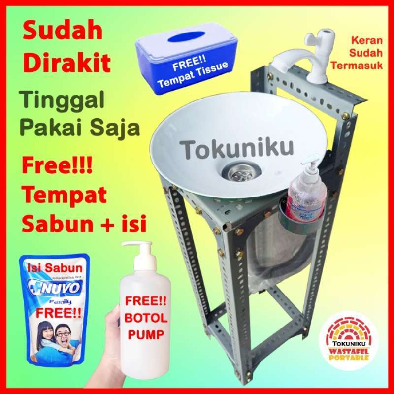 Promo Wastafel Portable Ekonomis Tempat Cuci Tangan Portable Kecil Mini ...