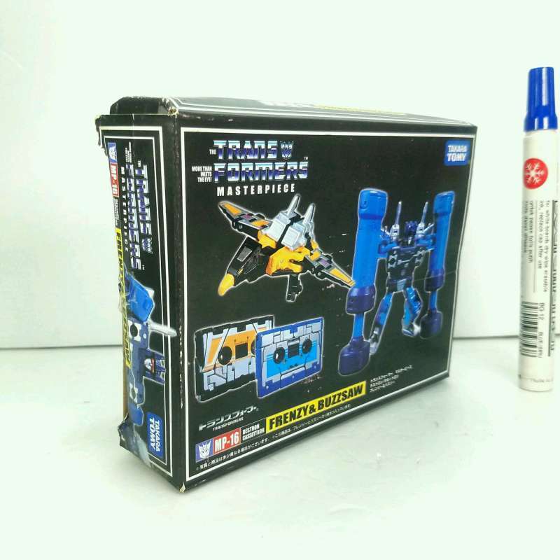 Jual Mainan Deformation Figure Takara Tomy Frenzy And Buzzsaw Transformers Kaset Tinggi Sekitar ...