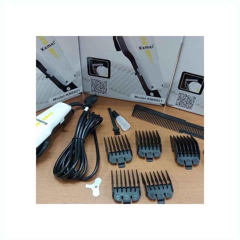 Jual Kemei Km-8821 Mesin Alat Cukur Rambut Hair Clipper Listrik Kode 090 Di Seller Dwiyasa ...