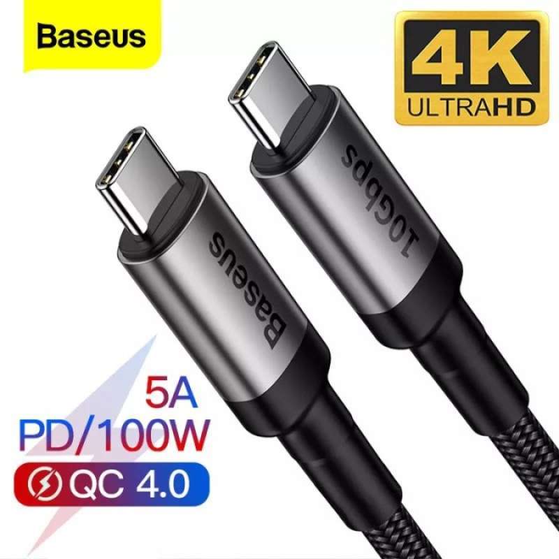 Promo Baseus Kabel Type C to Type C Gen 2 PD 3.1 10GBps 100W (20V/5A ...
