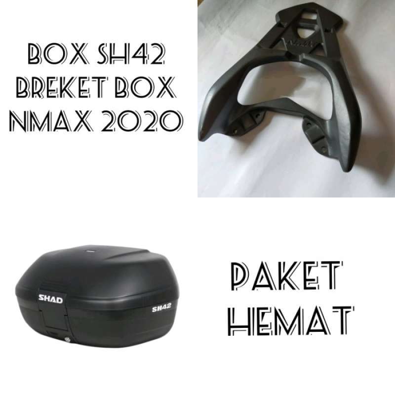 Jual Paket Box Shad SH42 Sama Breket New Nmax 2020-2021 Top Box Shad ...