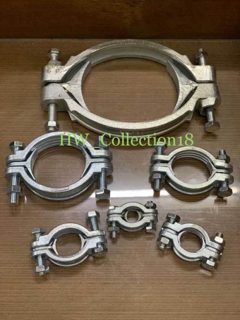 Promo Klem Double Bolt Sl 34 Uk 3/4inch Clamp Besi Selang Clamp Pipa ...