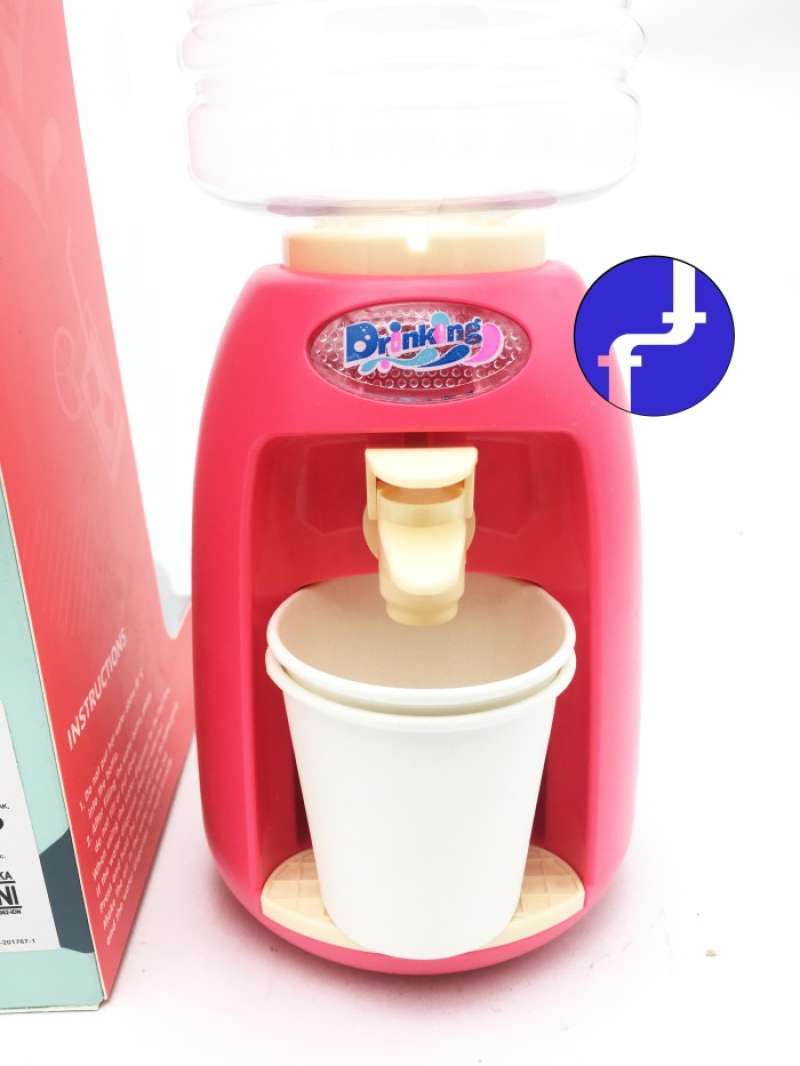 Jual Mainan Anak Mini Water Dispenser Minuman Galon Air Minum Mineral ...