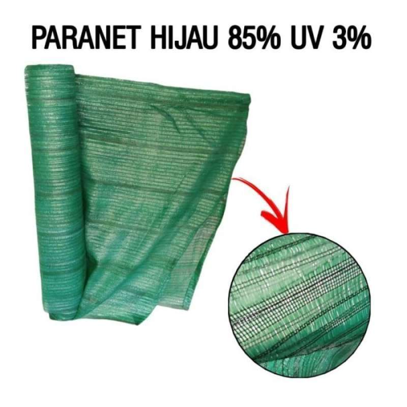 Jual Jaring paranet uv atap hijau 85% UV 3% Lebar 3 Meter x 10 Meter di ...