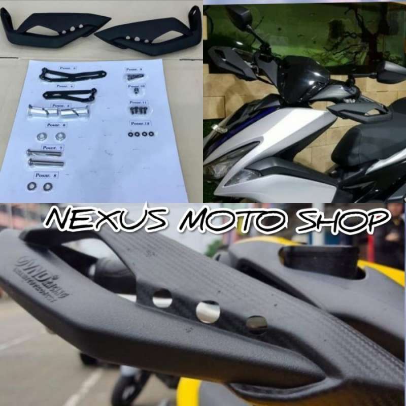 Promo handguard aerox 155 proguard Yamaha Aerox 155 handguard vnd Aerox ...