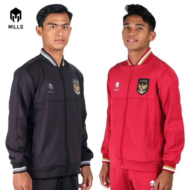 Jual MILLS Timnas Indonesia Garuda Track Jacket 8041INA - XXL Red di ...