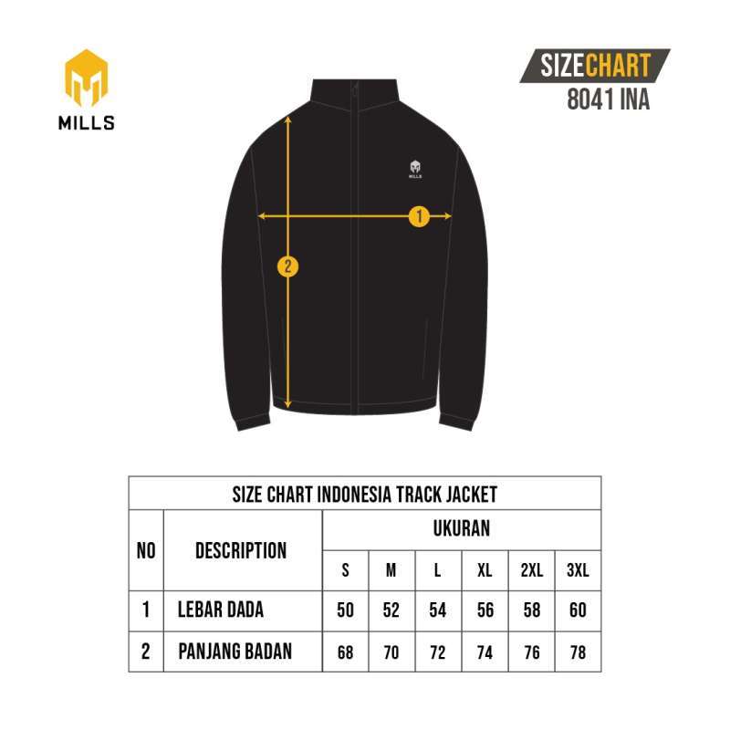Jual MILLS Timnas Indonesia Garuda Track Jacket 8041INA - XXL Red di ...