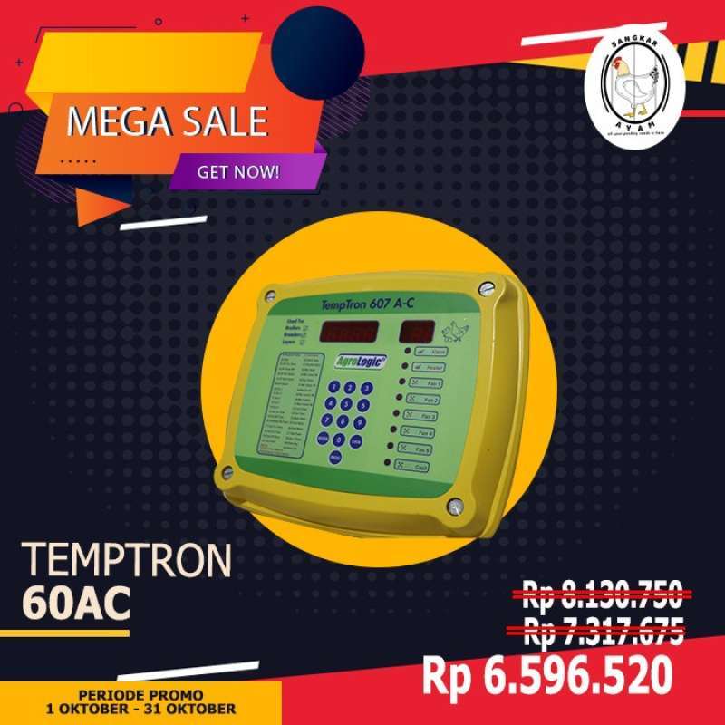 Promo Temptron 607AC - Pengatur Suhu Kandang Closed House Broiler ...