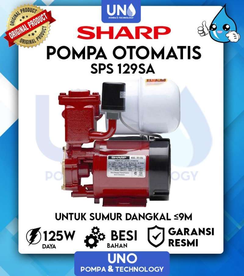 Promo Pompa Air Sharp Sps 129 Sa Diskon 10% di Seller Toko Al Barokah - Cengkareng Timur, Kota ...