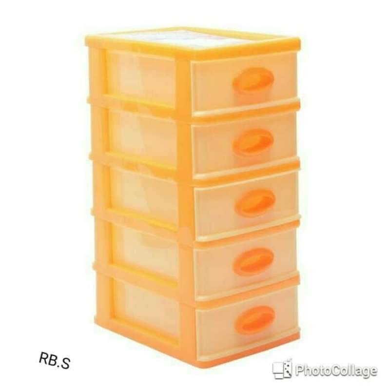 Promo LACI MINI CONTAINER SUSUN 5 SHINPO 363-5 / BOX TEMPAT PENYIMPANAN ...
