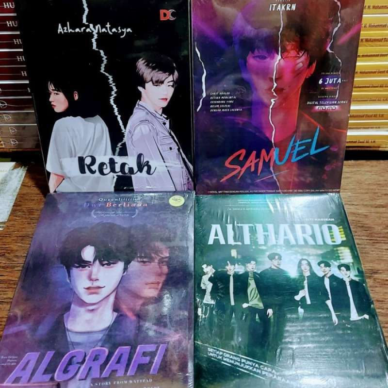 Promo novel wattpad terbaru 4 buku retak samuel arthario algrafi Diskon ...
