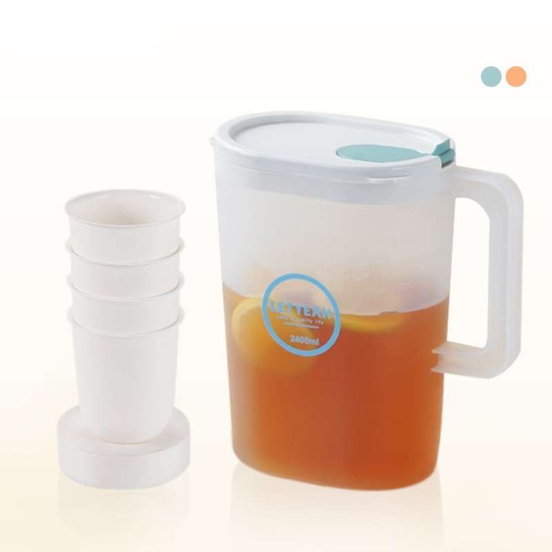 Promo Teko gelas set plastik Water jug Teko jus air bpa free 2400ml ...