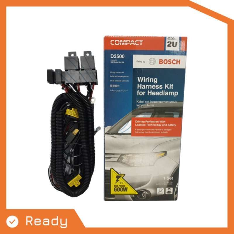 Promo Kabel Relay Set Bosch Lampu Depan Headlamp H4 Mobil 2 Relay ...