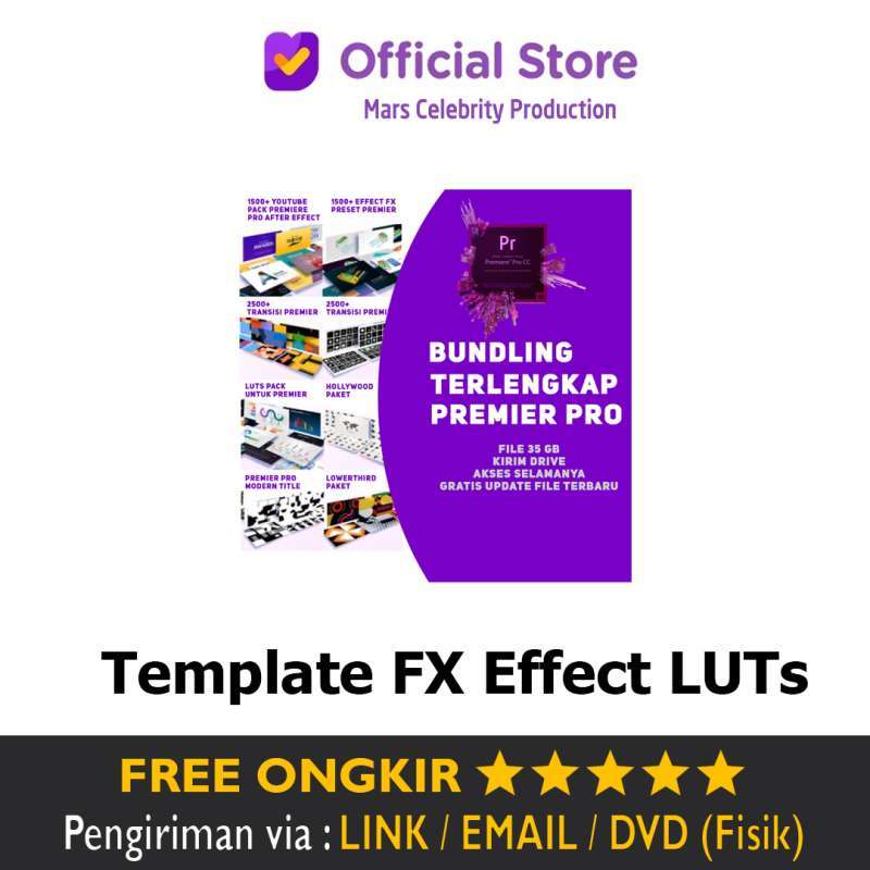 Jual Paket Kebutuhan Premiere Pro Template Fx Effect Luts Preset ...