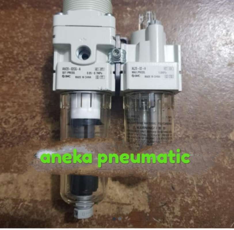 Promo Air Filter Regulator Lubricator auto drain AC3010-03DG 3/8+ gauge ...