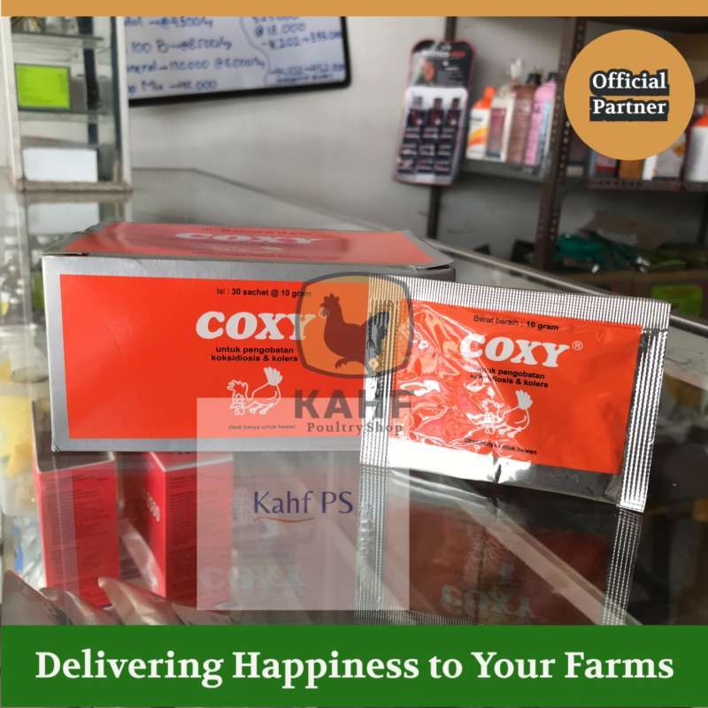 Jual Coxy 10 Gram 1 Box Isi 30 Sachet - Obat Koksidiosis Ayam Di Seller ...
