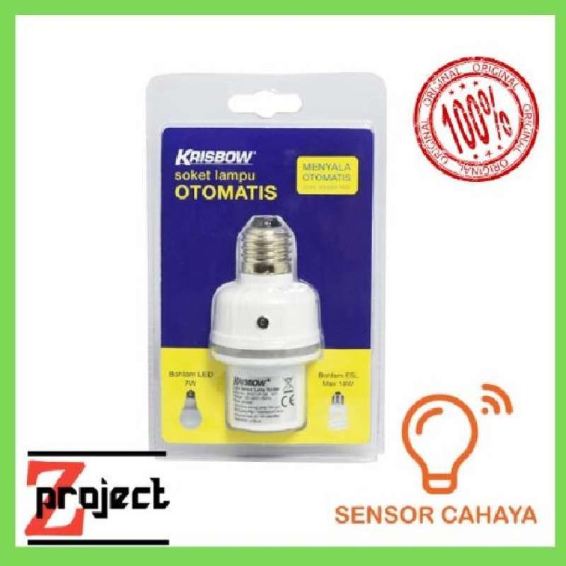 Jual krisbow socket lampu otomatis sensor cahaya di Seller Zayn ... Jual krisbow socket lampu otomatis sensor cahaya di Seller Zayn ...