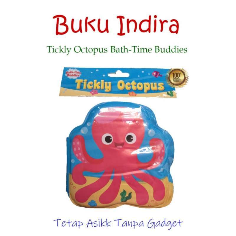 Jual BUKU ANAK IMPORT BATH TIME BUDDIES-TICKLY OCTOPUS di Seller Dhore ...