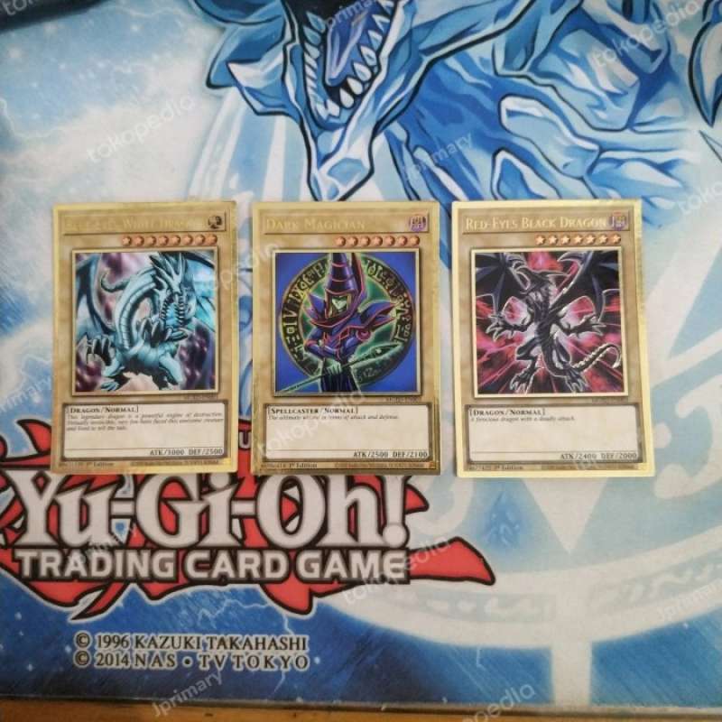 Jual yugioh paket blue eyes dark magician red eyes MGED original di ...
