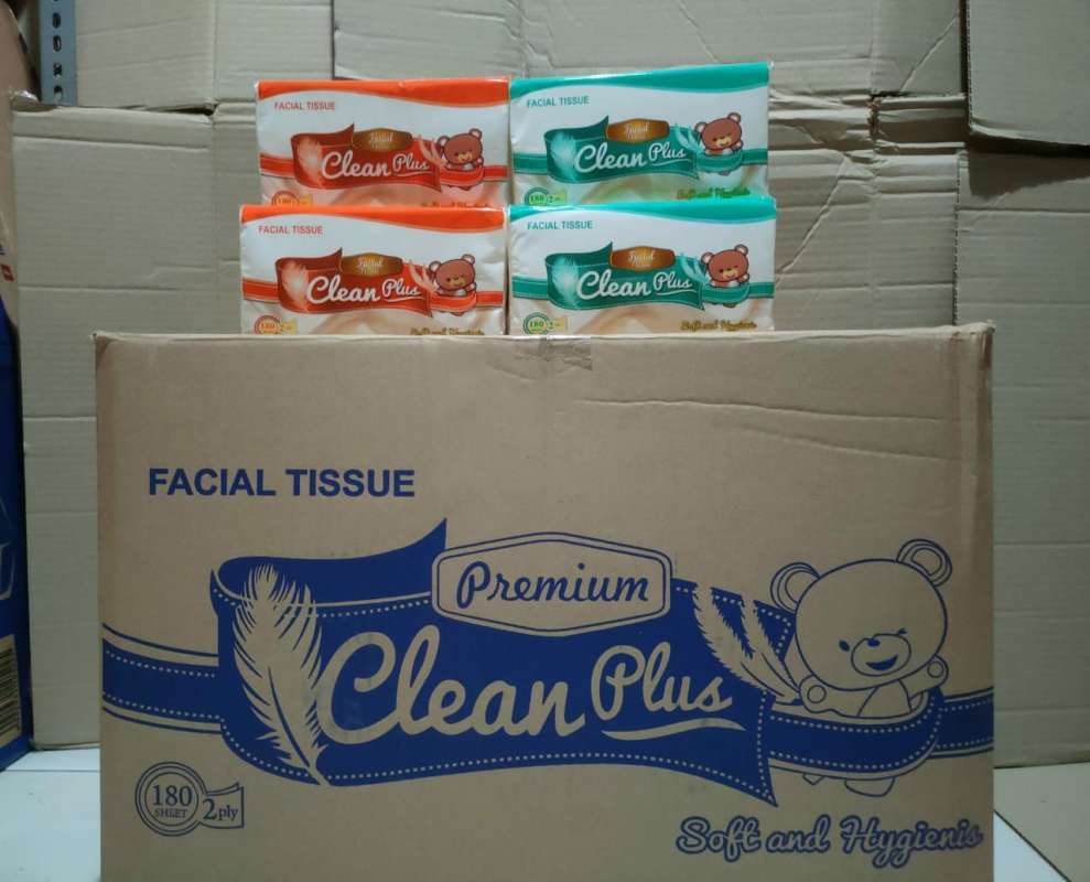 Jual Tisu Cleanplus 180 sheets Tissue Tisue Cleanplus Harga Per Dus ...