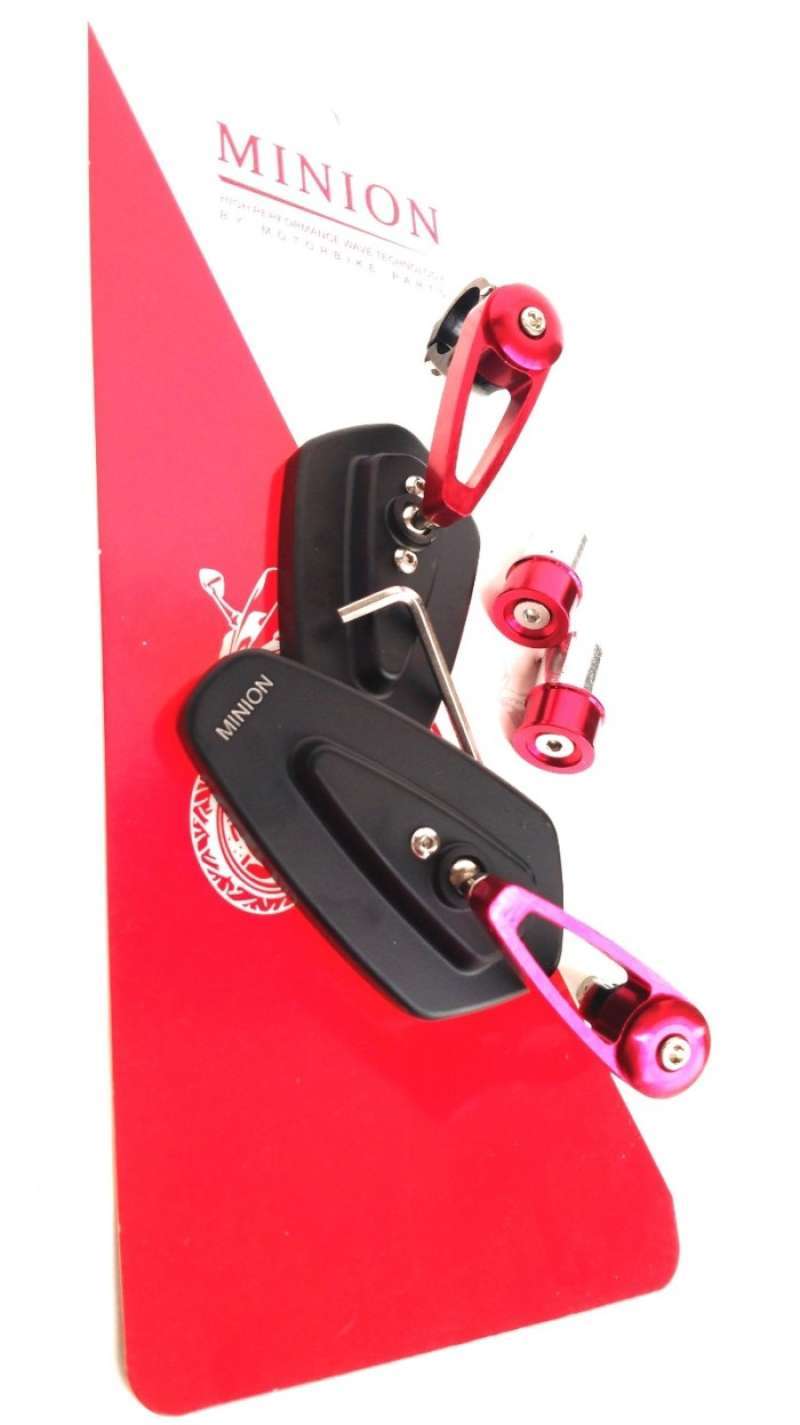 Jual Spion Bar End Cafe Racer Spion Jalu Cnc Oval Universal - Kaca ...